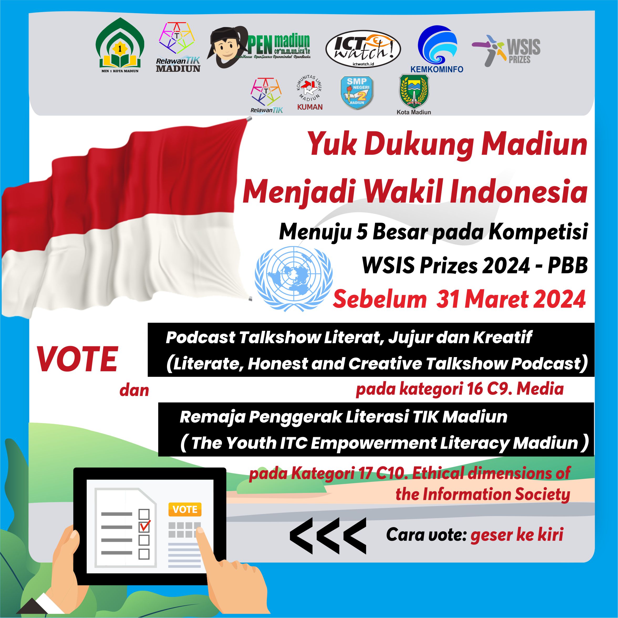 Karya Madiun Kembali Menjadi Nominator WSIS Prize 2024. Begini Caranya Untuk Dukung Karya Madiun ...
